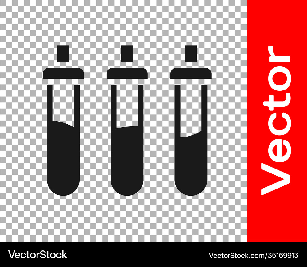 Black reagent bottle for physics and chemistry Vector Image