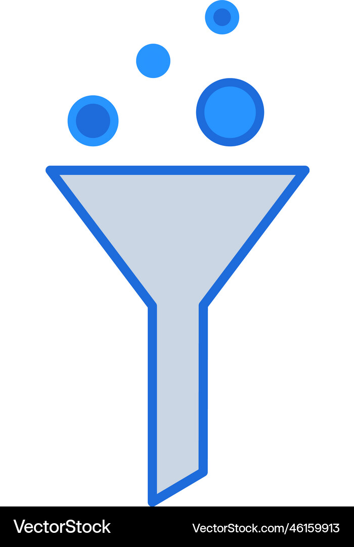Data business people icon with blue outline style Vector Image
