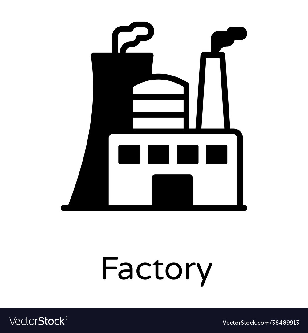 Factory Royalty Free Vector Image - VectorStock