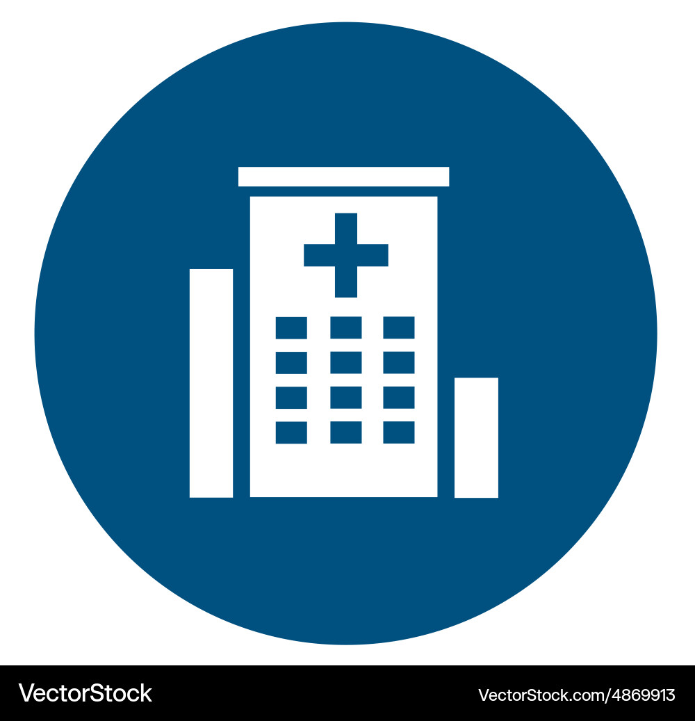 Hospital medical icon Royalty Free Vector Image