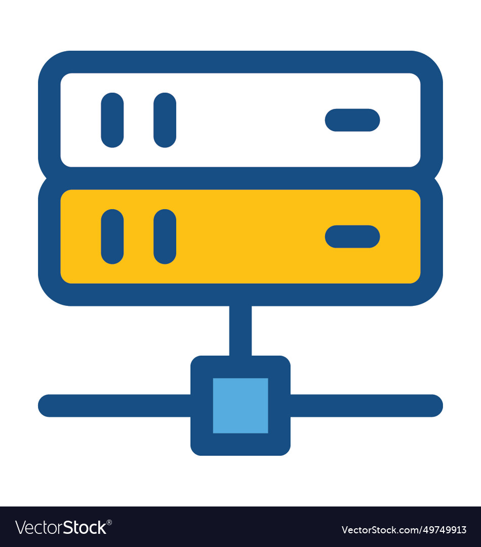 Network server icon Royalty Free Vector Image - VectorStock