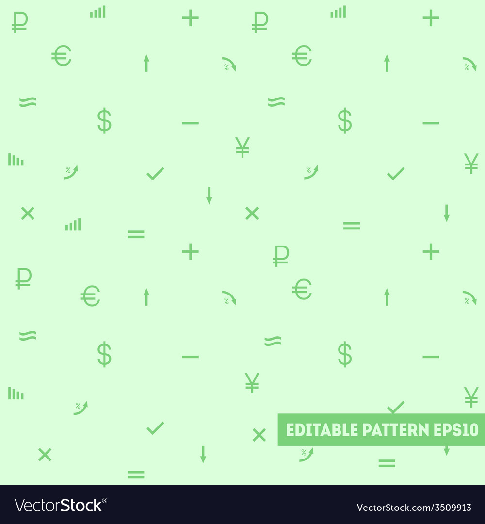 Seamless pattern with simple objects Royalty Free Vector