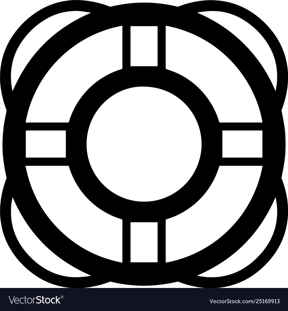 Swim ring float eps Royalty Free Vector Image - VectorStock
