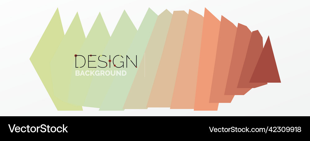 Background colorful shapes template wallpaper Vector Image