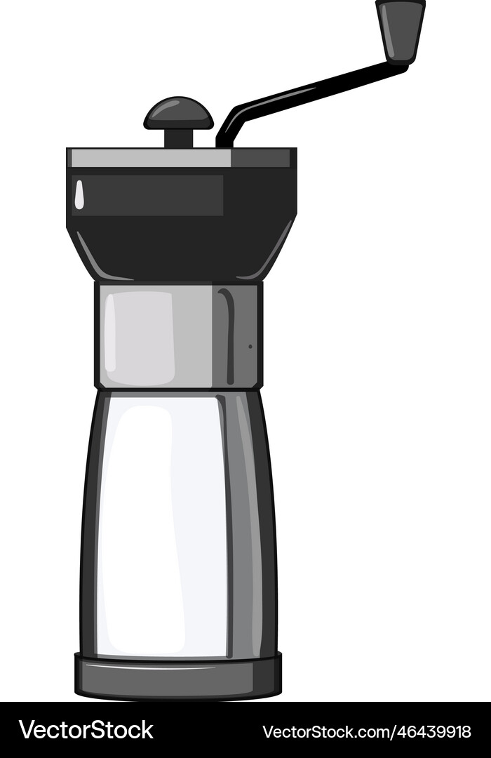 Old mill coffee grinder manual cartoon Royalty Free Vector