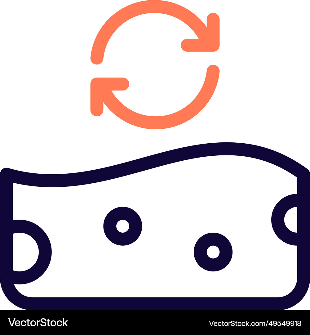 Skin refresh with a cream or lotion applied Vector Image