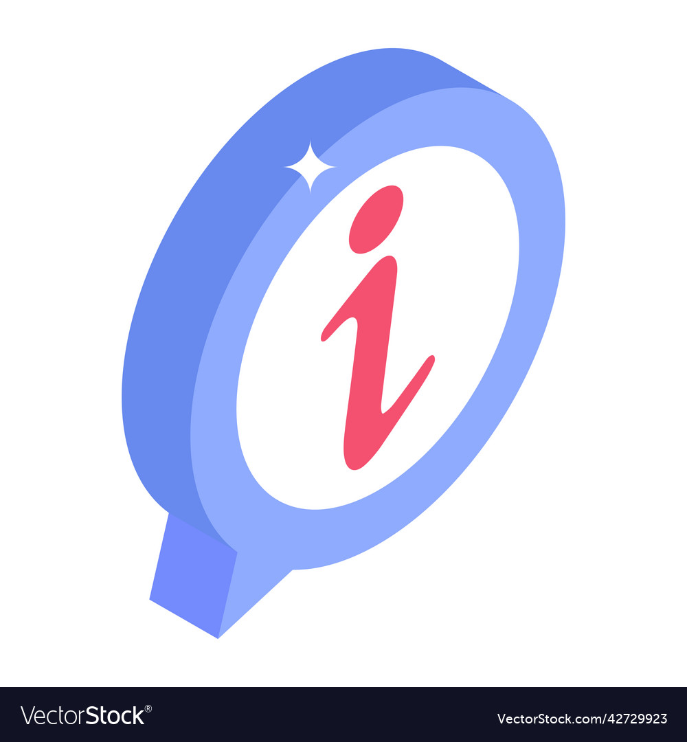 Info Royalty Free Vector Image - VectorStock