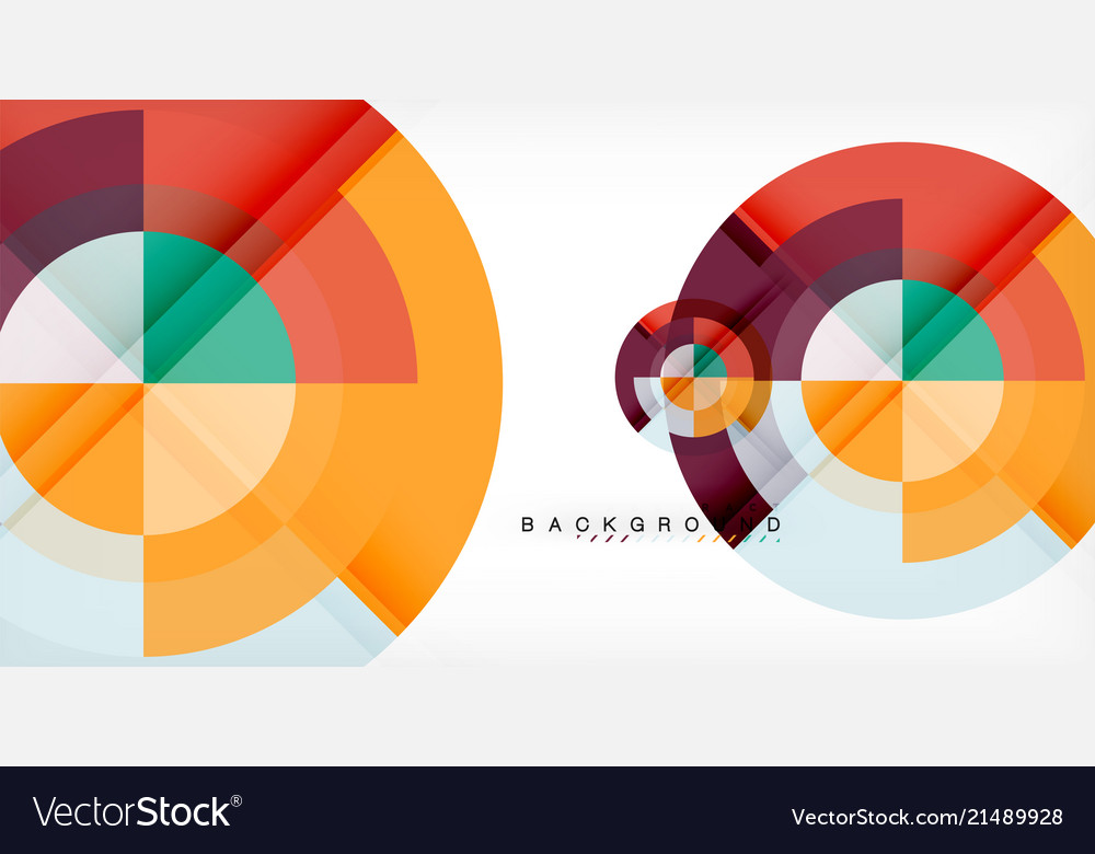 Circle abstract background Royalty Free Vector Image