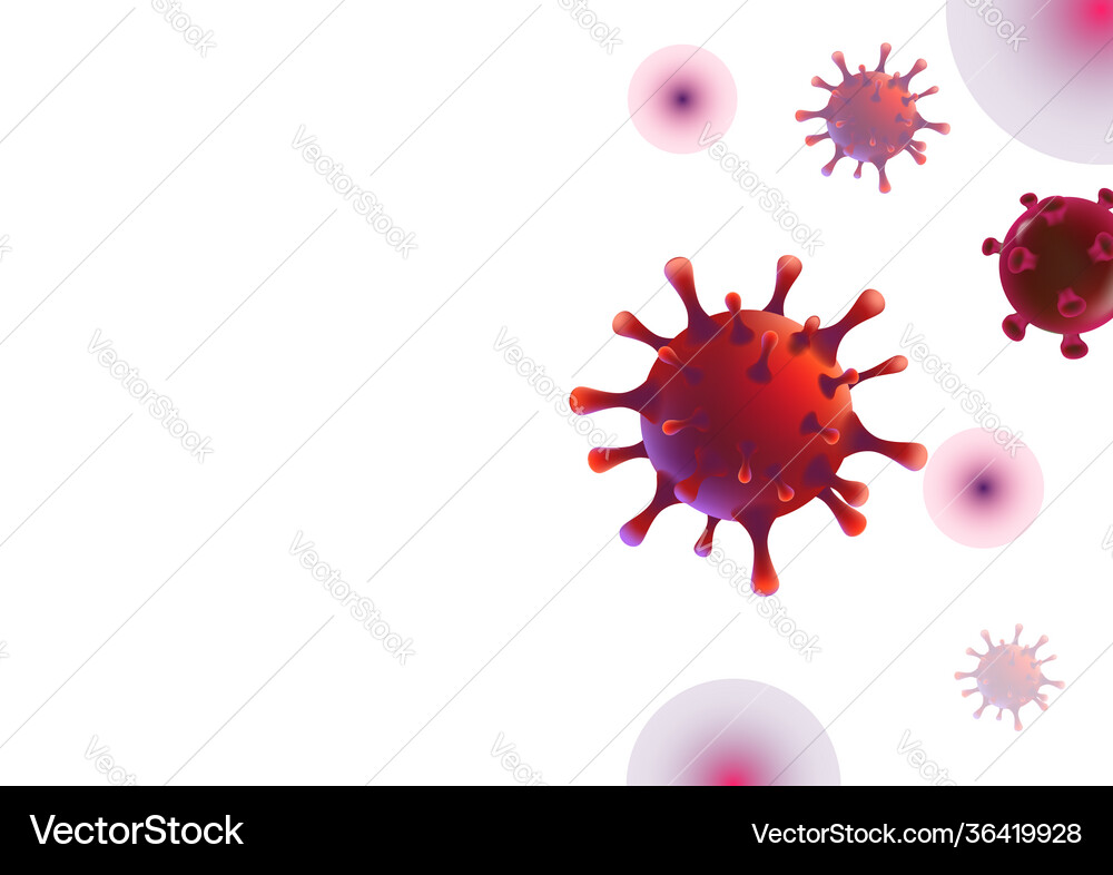 Covid19-19 background coronavirus outbreak viral Vector Image
