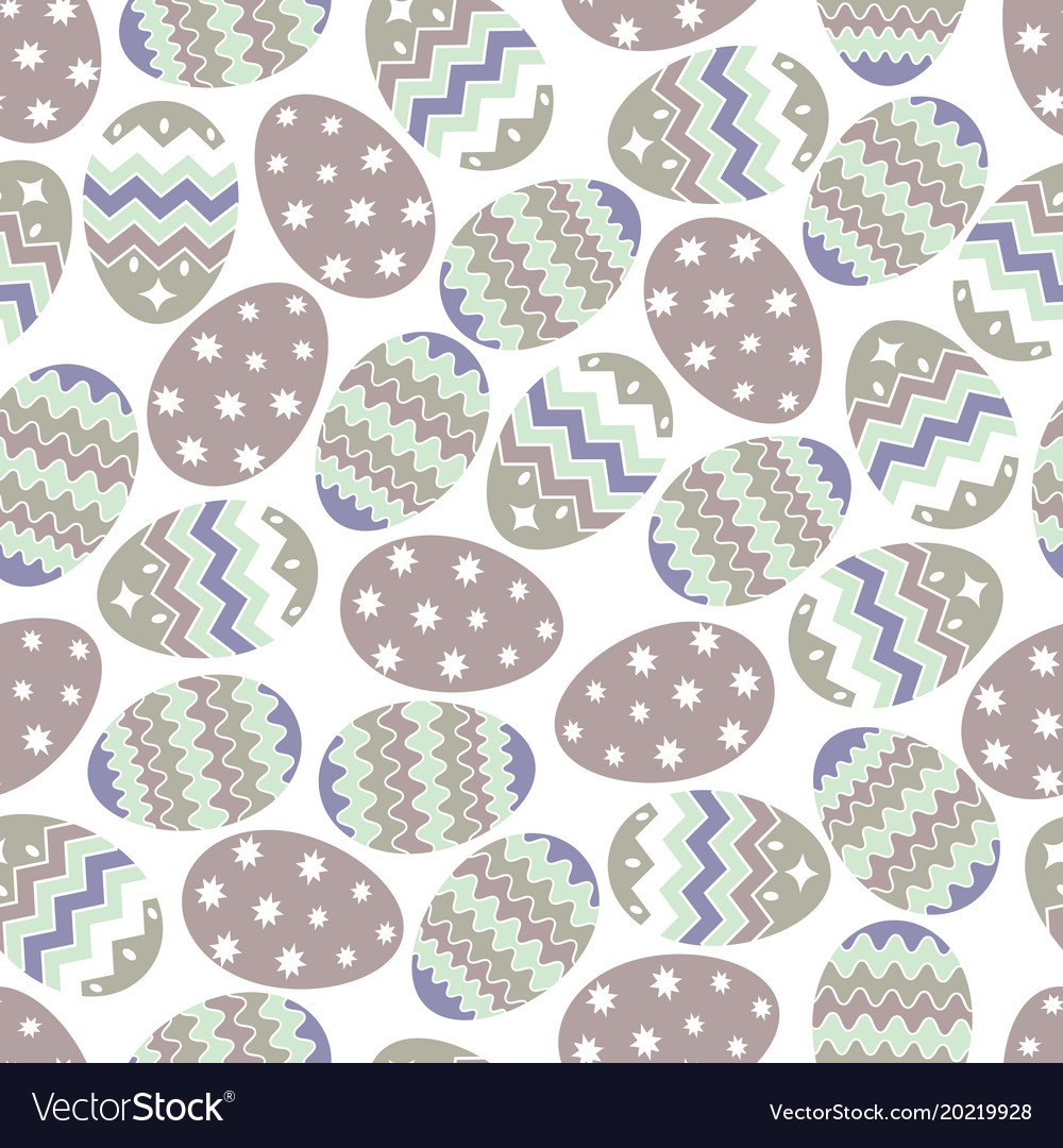 Easter seamless pattern Royalty Free Vector Image