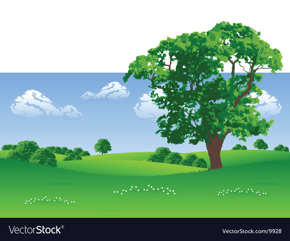 Landscape Royalty Free Vector Image - VectorStock