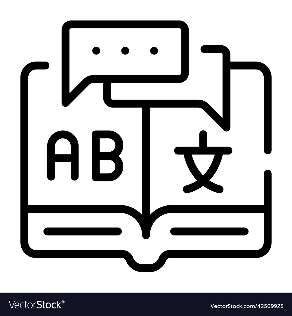 Language translation Royalty Free Vector Image