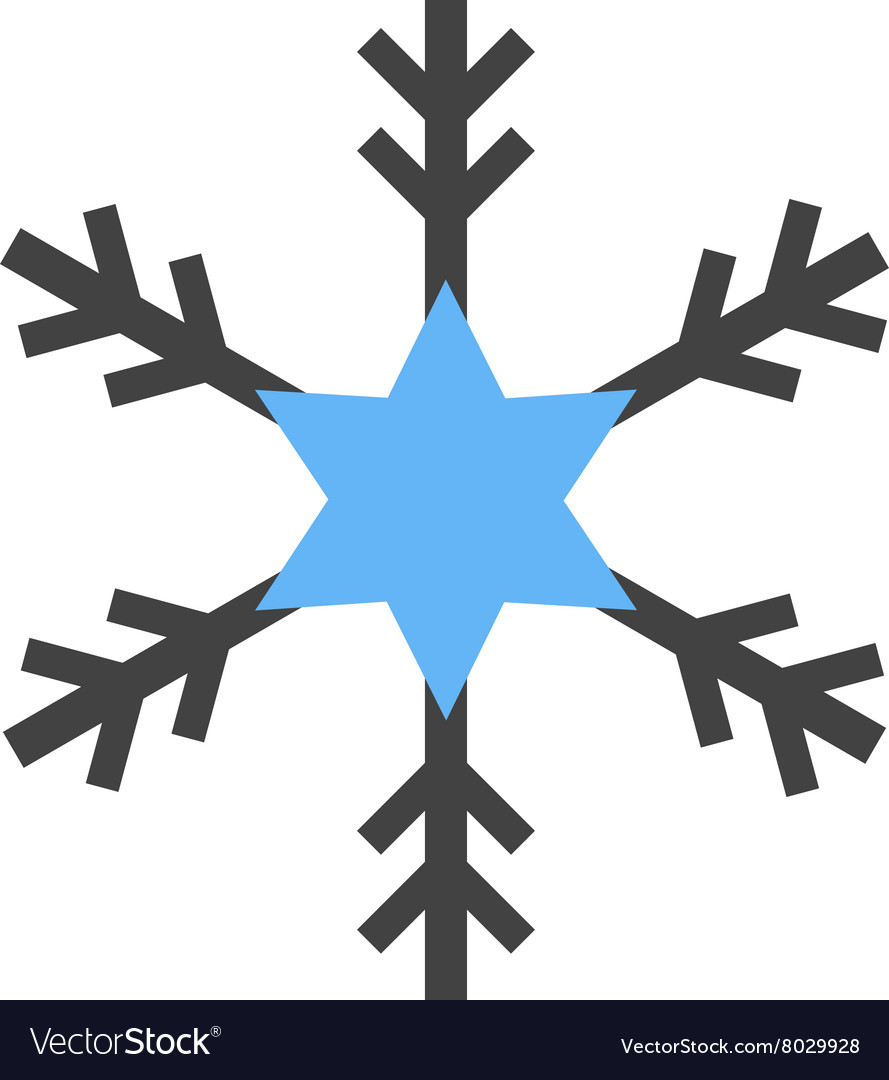Snowflake Royalty Free Vector Image - VectorStock