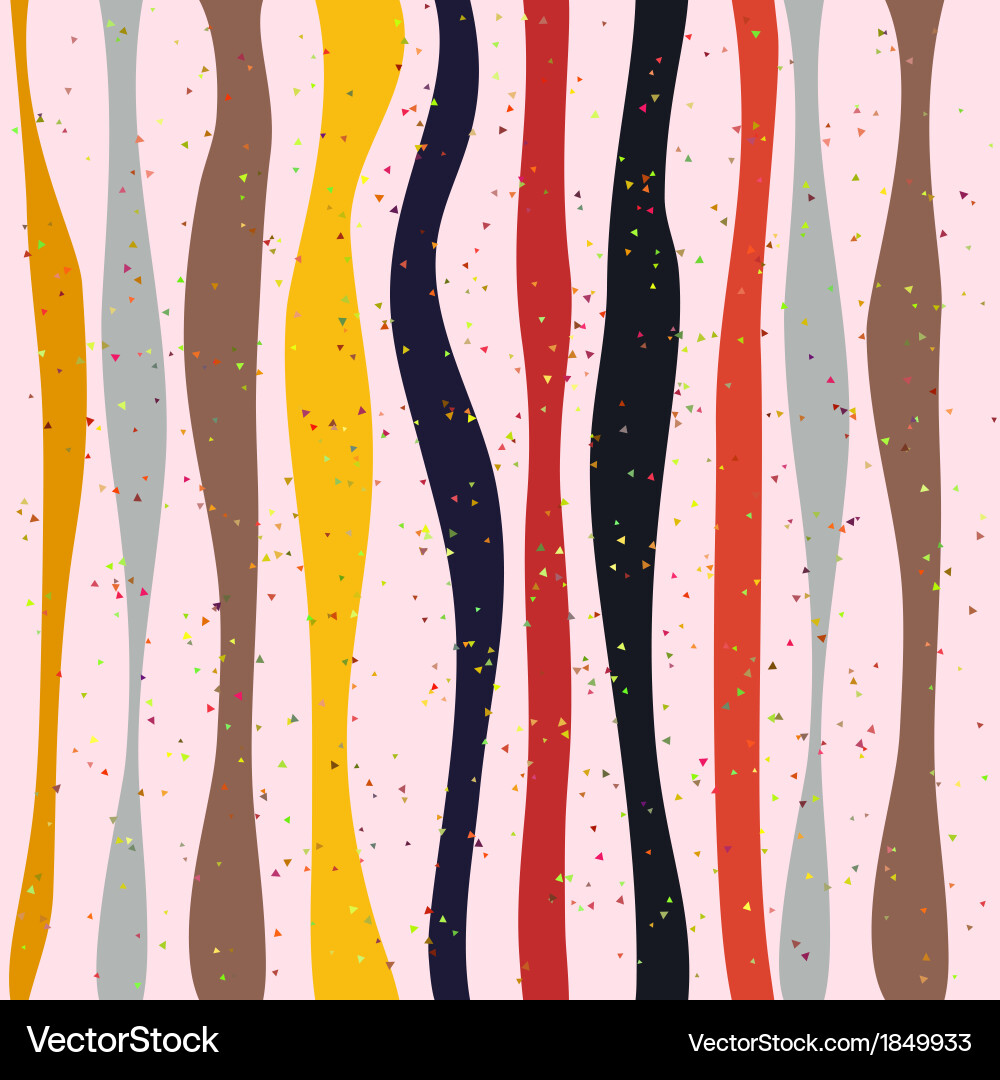 Abstract colorful lines seamless pattern Vector Image