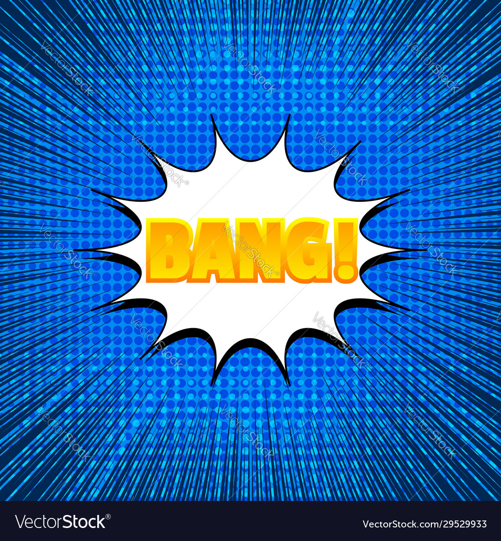 Blue comic background Royalty Free Vector Image