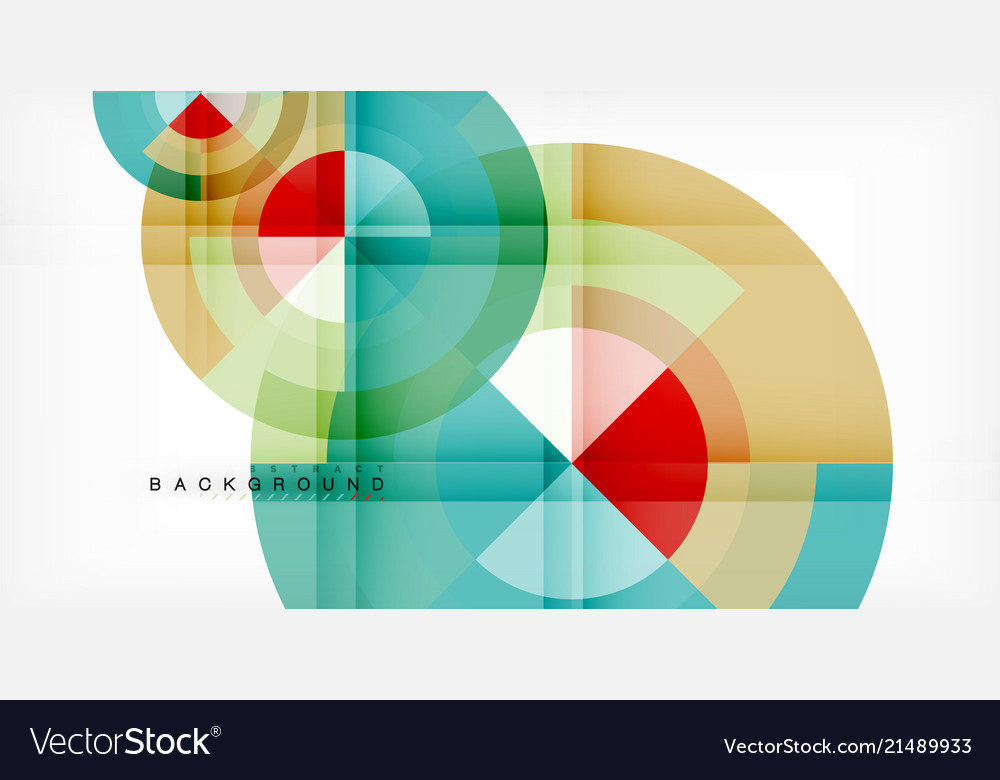 Circle abstract background Royalty Free Vector Image