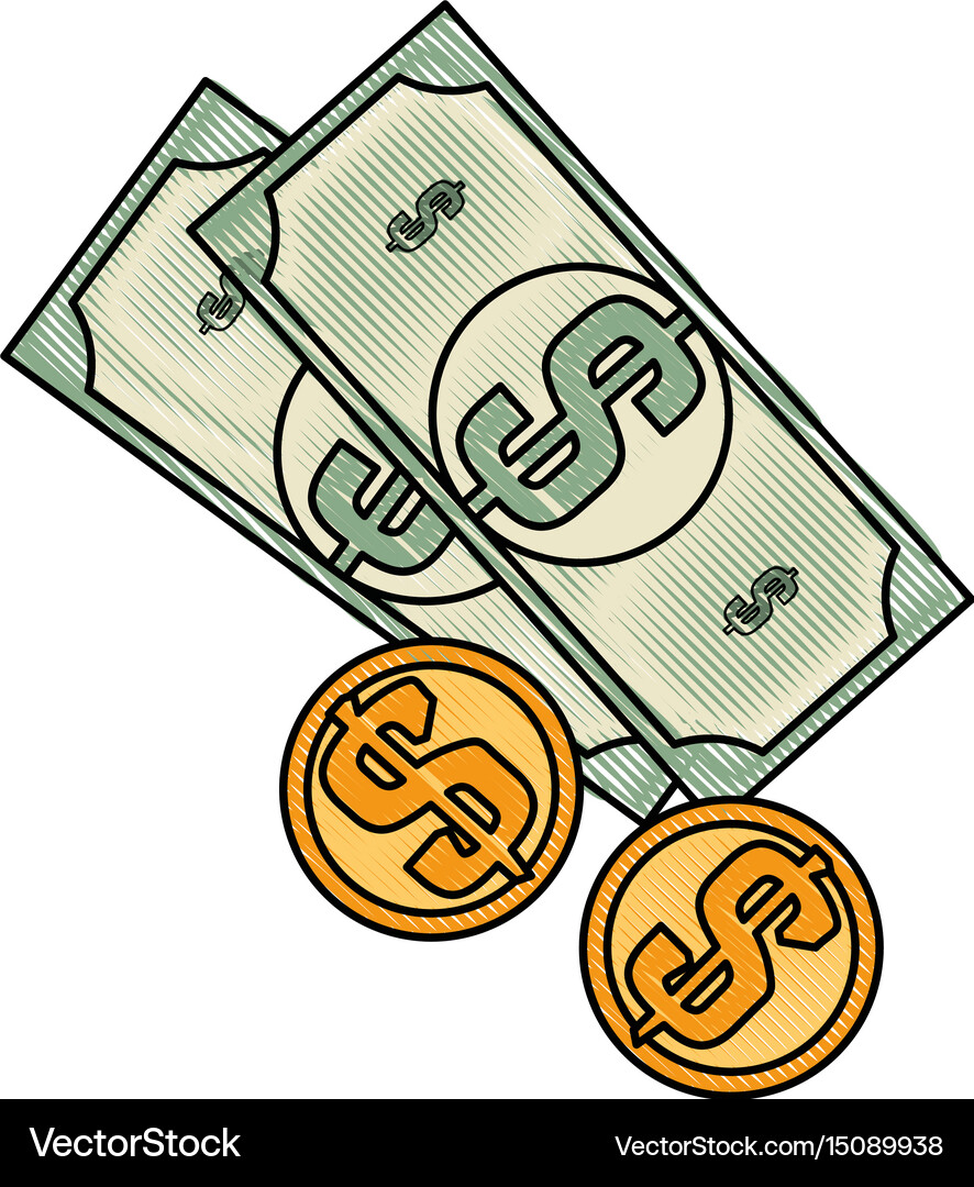 Cash money bill Royalty Free Vector Image - VectorStock