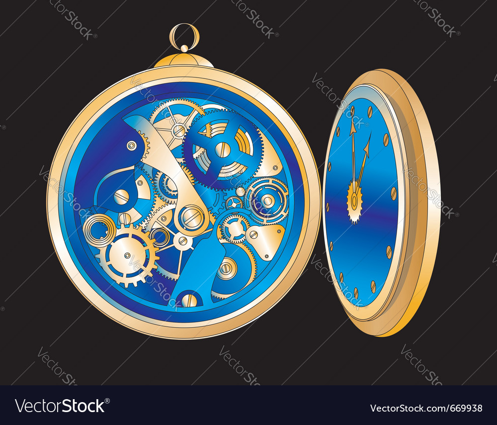 Clockwork Royalty Free Vector Image - VectorStock