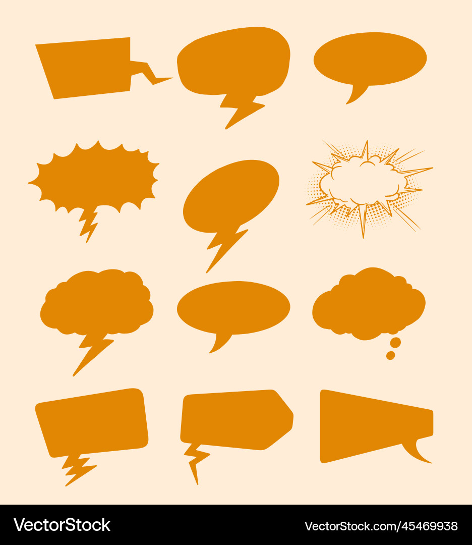 Comic box talk Royalty Free Vector Image - VectorStock