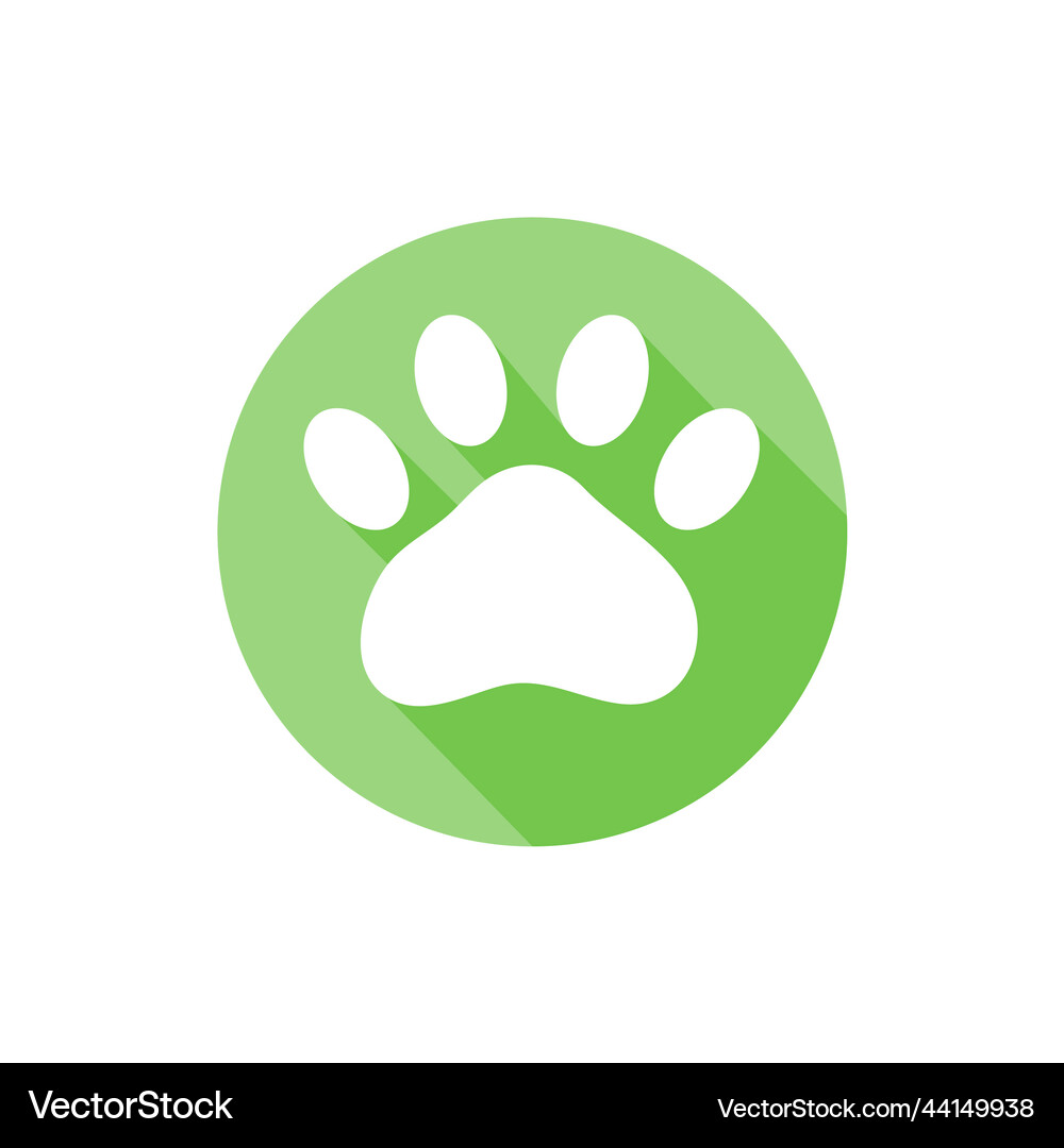 Dog and cat paws with sharp claws cute animal Vector Image