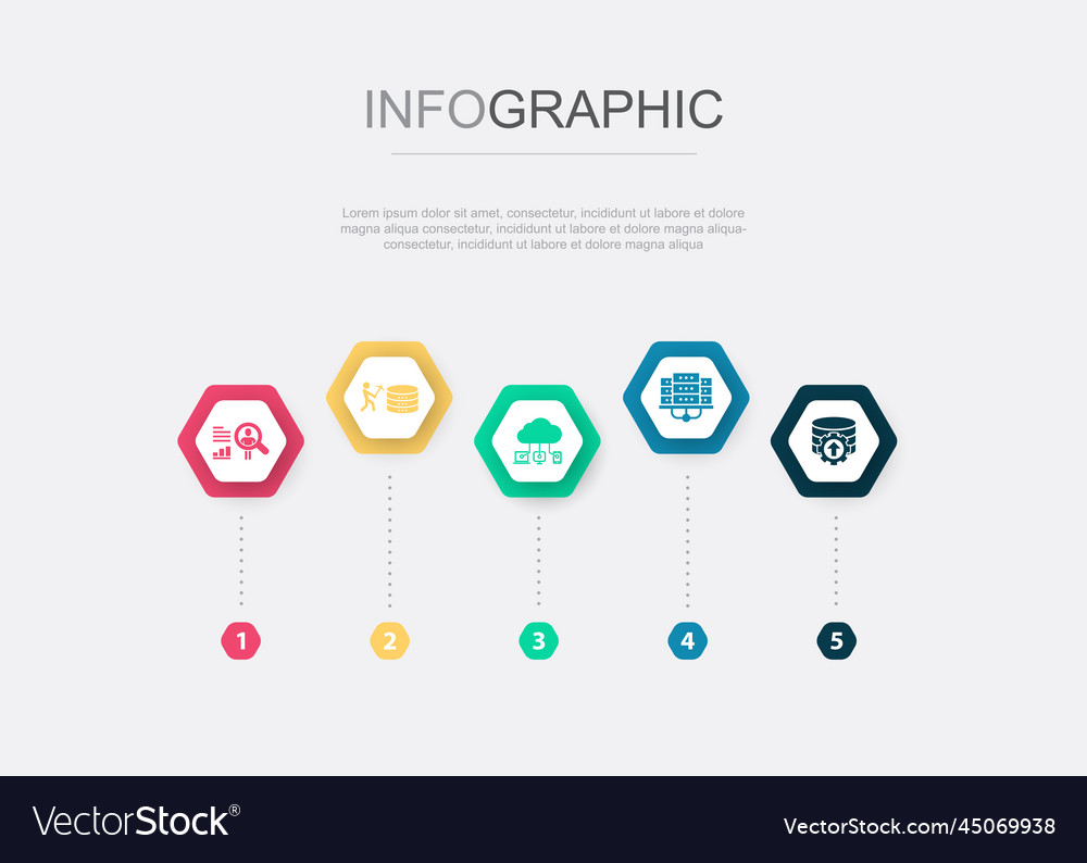 User behavior data mining cloud computing Vector Image