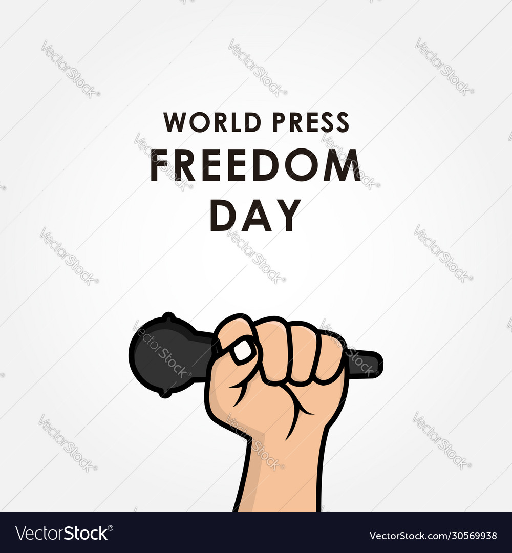 World press freedom day design for celebrate Vector Image