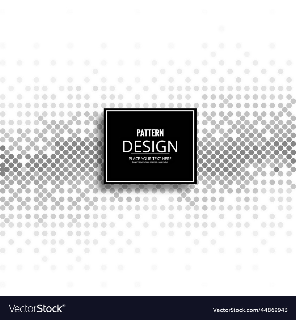 Grey halftone pattern Royalty Free Vector Image