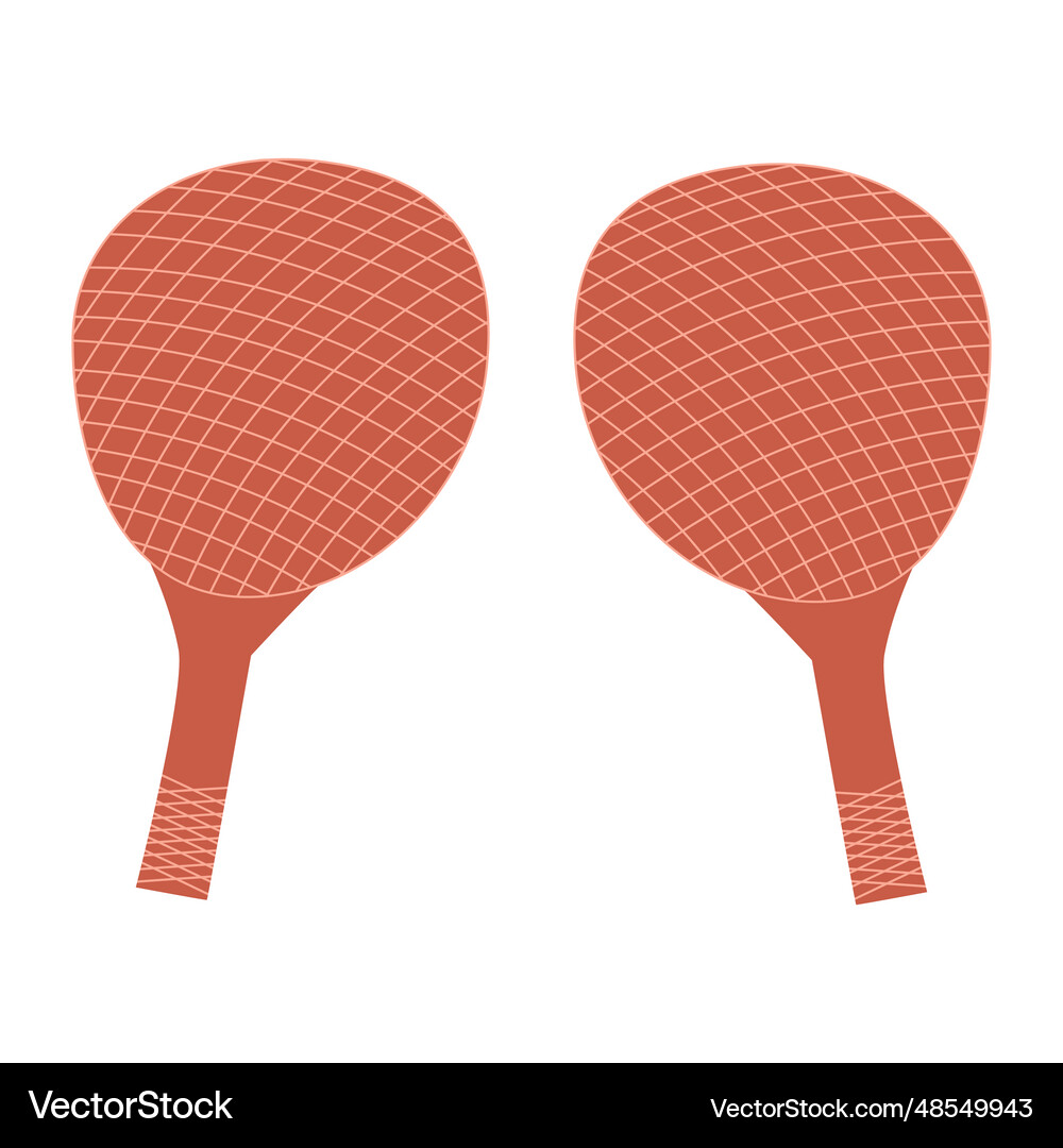 Table tennis racket ping pong sport Royalty Free Vector