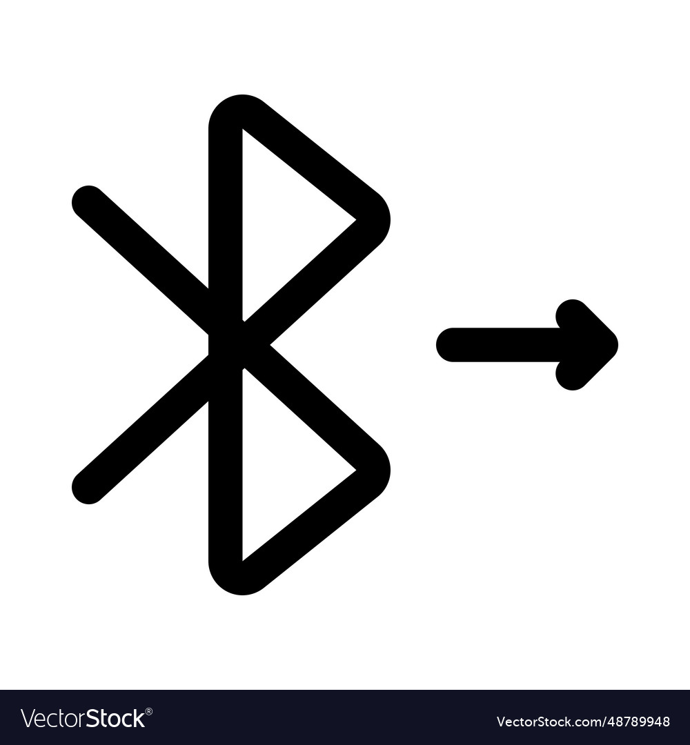 Bluetooth function for sharing information Vector Image