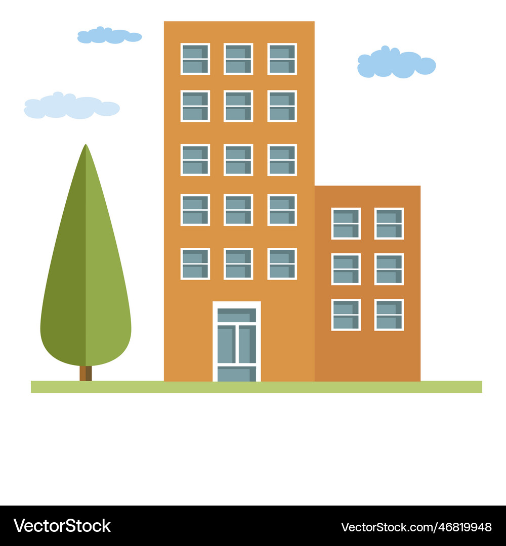 Buildings city house Royalty Free Vector Image