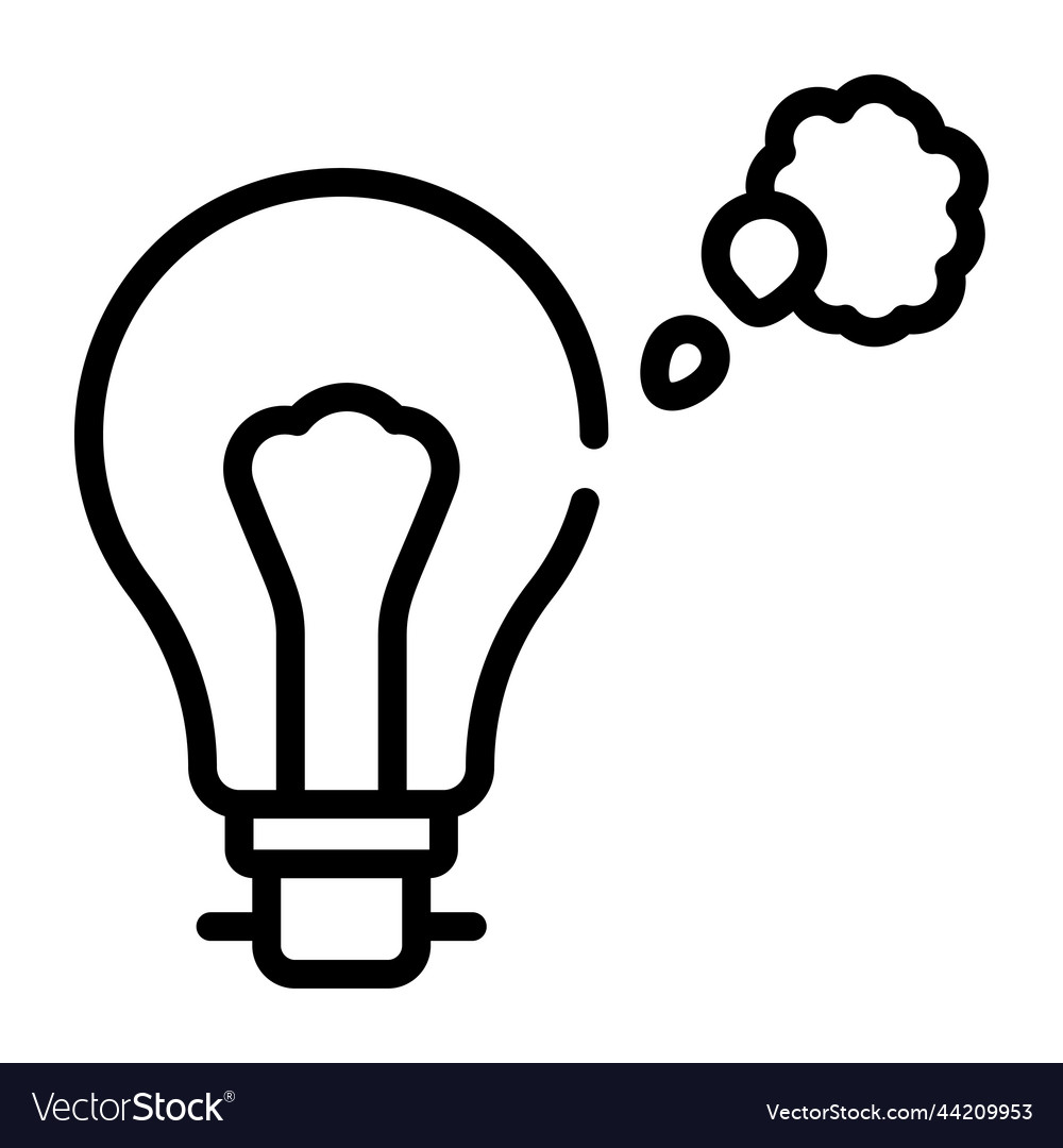 Creative thought Royalty Free Vector Image - VectorStock