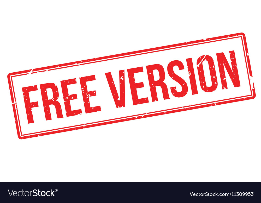 Free version rubber stamp Royalty Free Vector Image