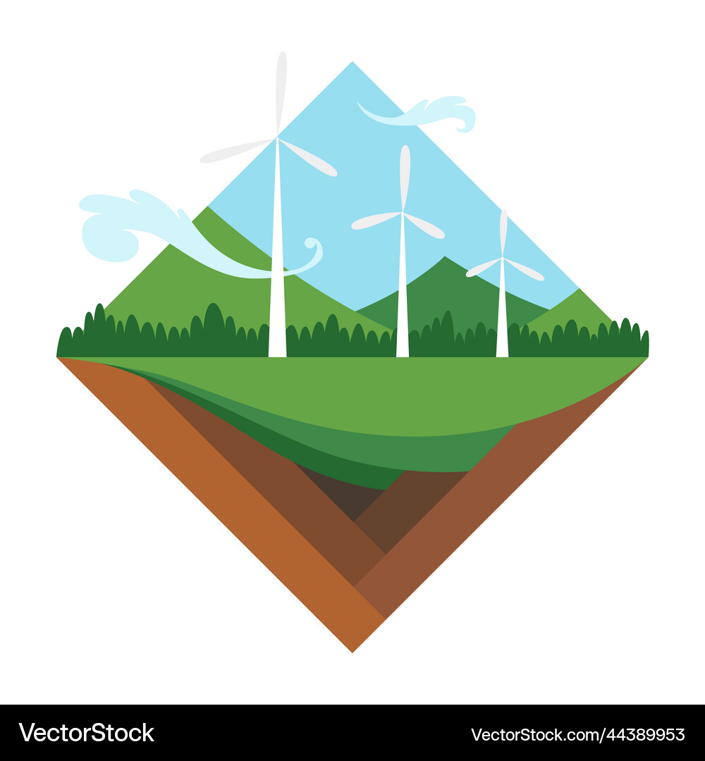 Generation energy type icon power station sign Vector Image