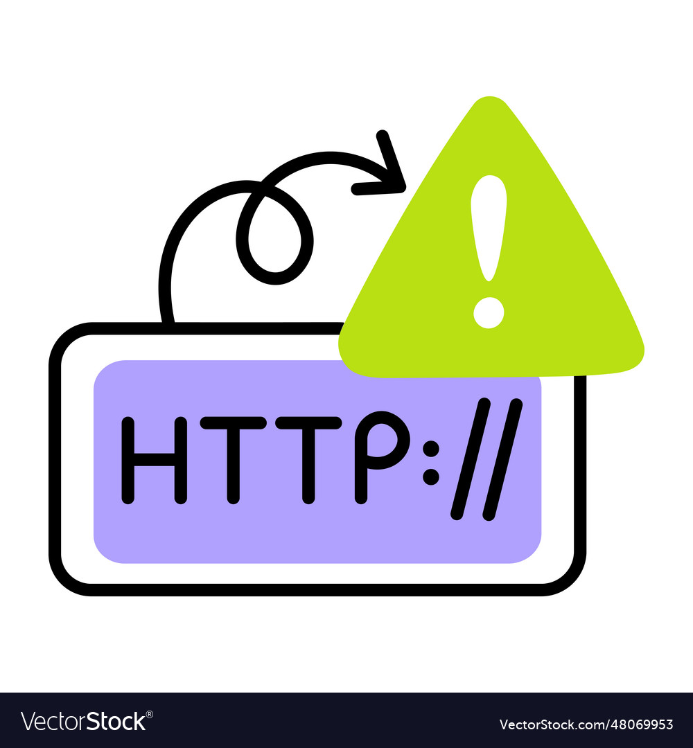 Protocol alert Royalty Free Vector Image - VectorStock