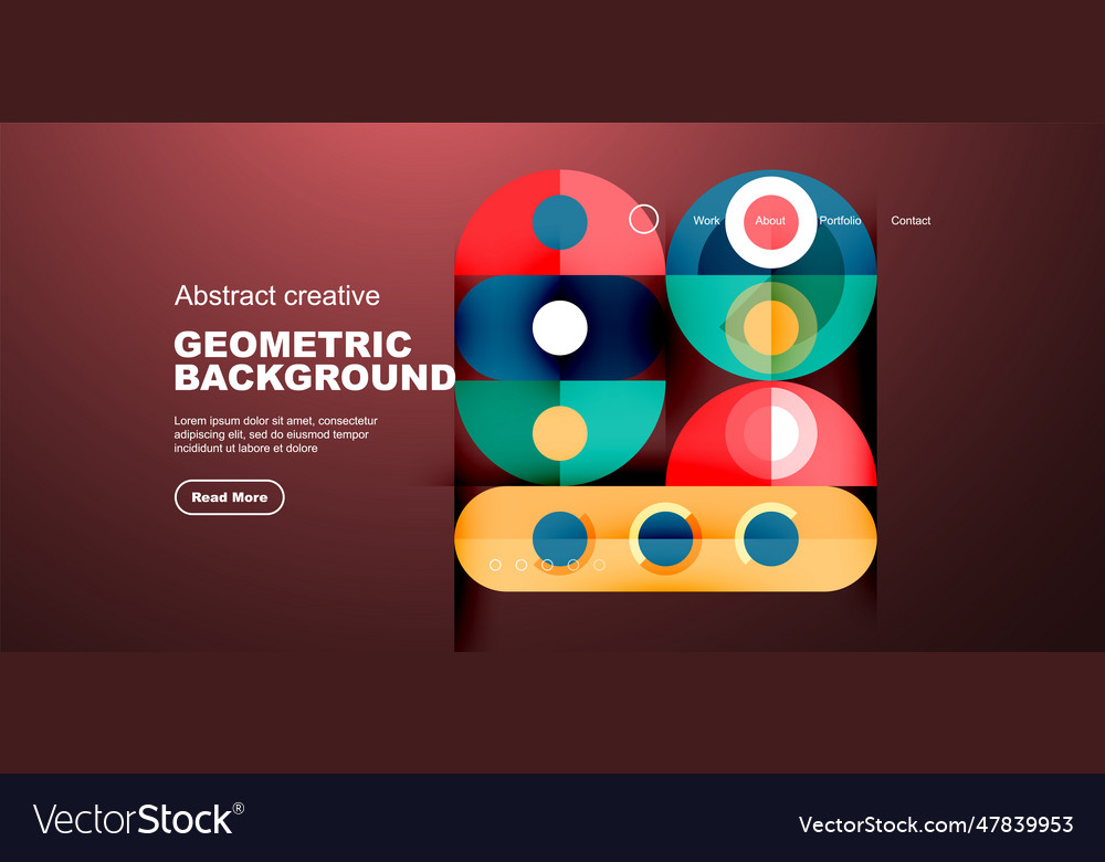 Simple circles and round elements pattern Vector Image