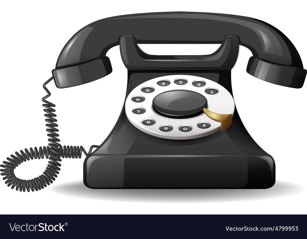 Telephone Royalty Free Vector Image - VectorStock