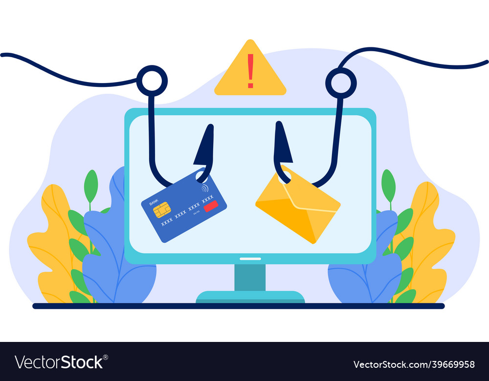 Account hacking concept Royalty Free Vector Image