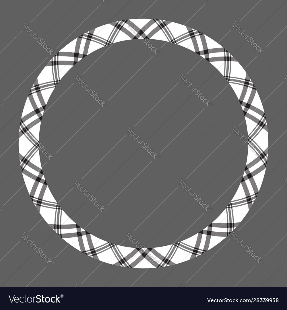 Circle borders and frames round border pattern Vector Image
