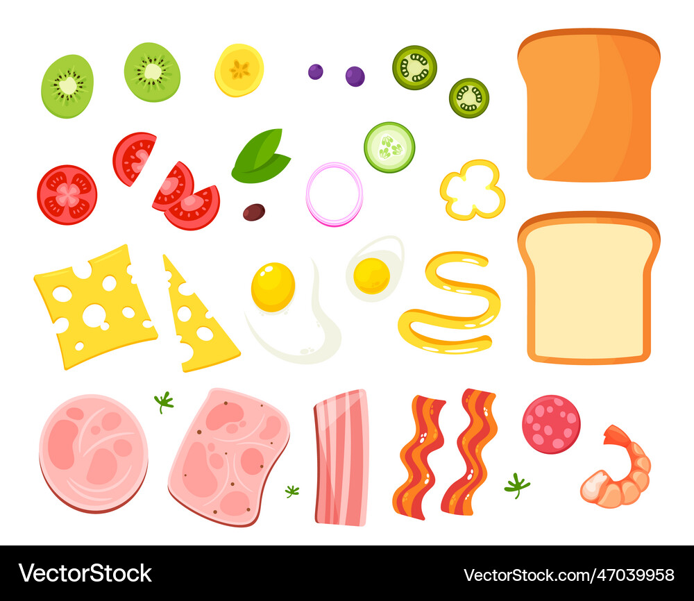 Sandwich constructor set includes variety of tasty