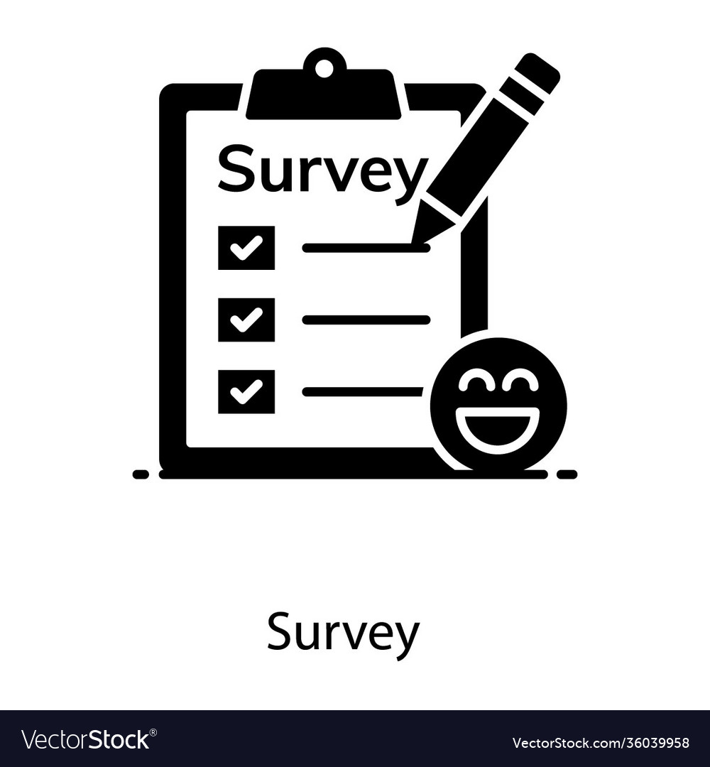Survey Royalty Free Vector Image - VectorStock