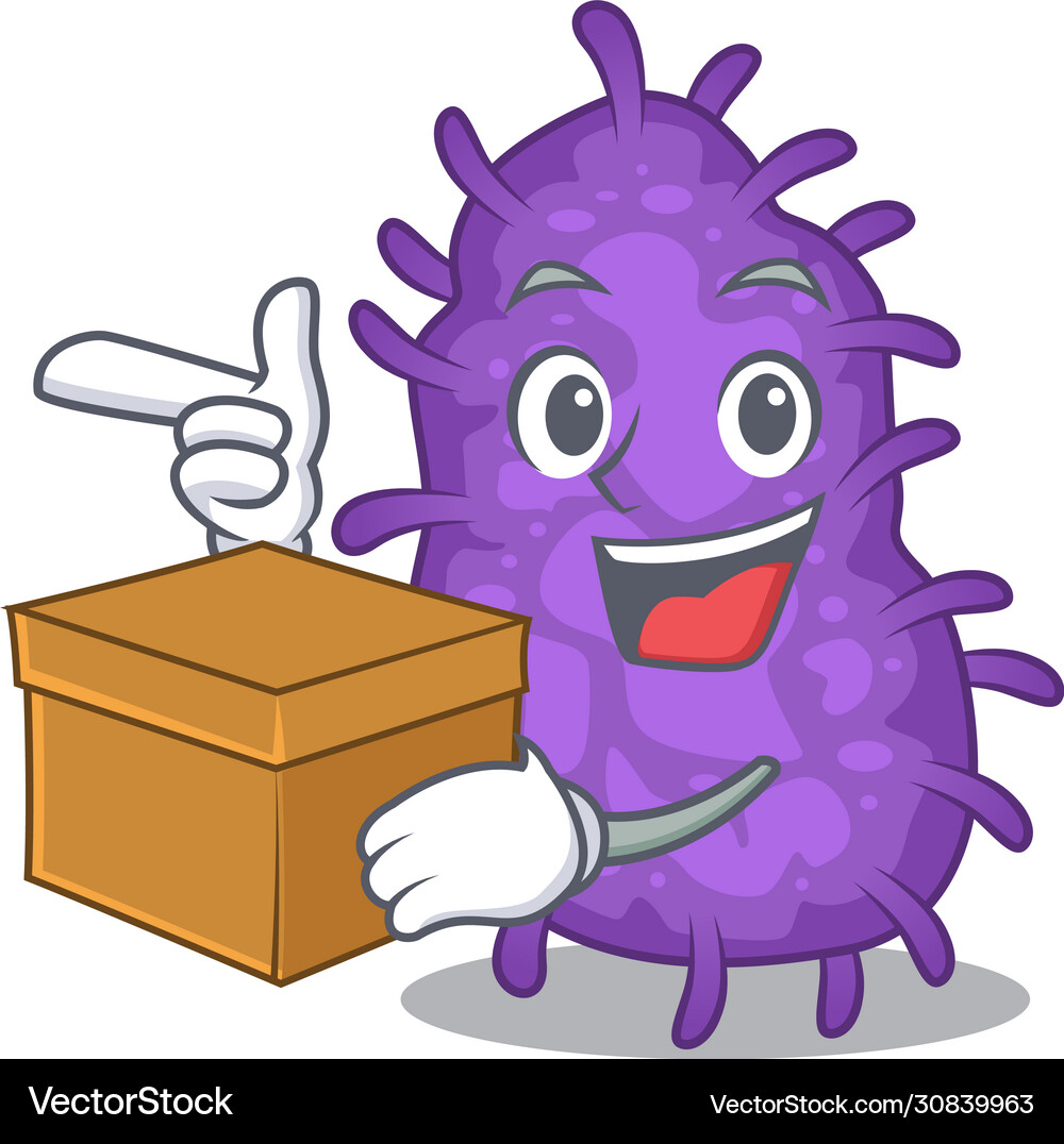 An picture bacteria bacilli cartoon design Vector Image