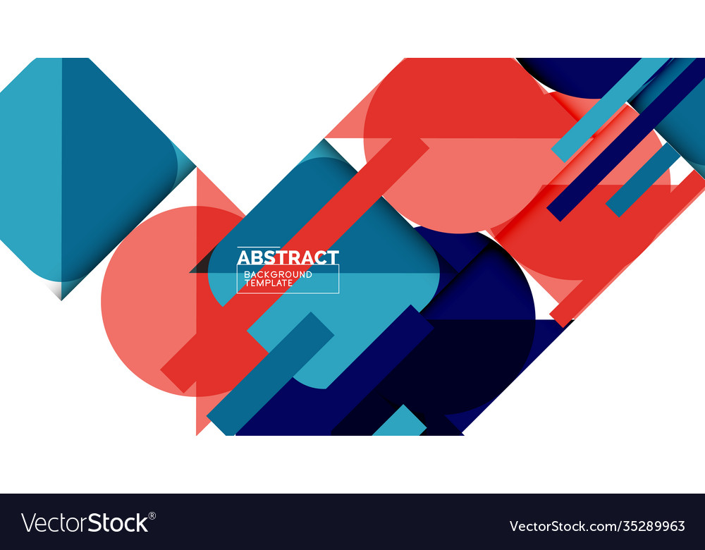 Clean minimal geometric abstract background Vector Image