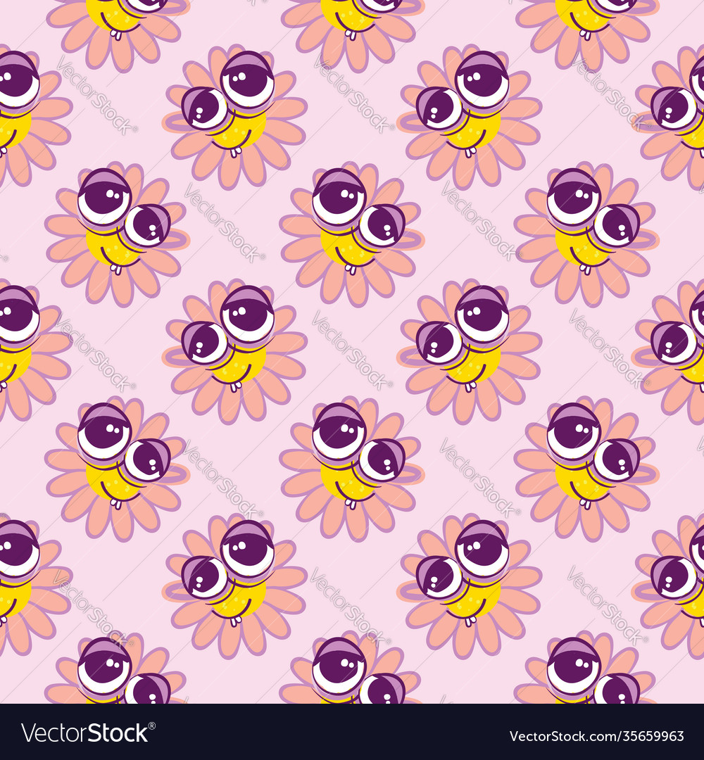 Seamless pattern on white background Royalty Free Vector