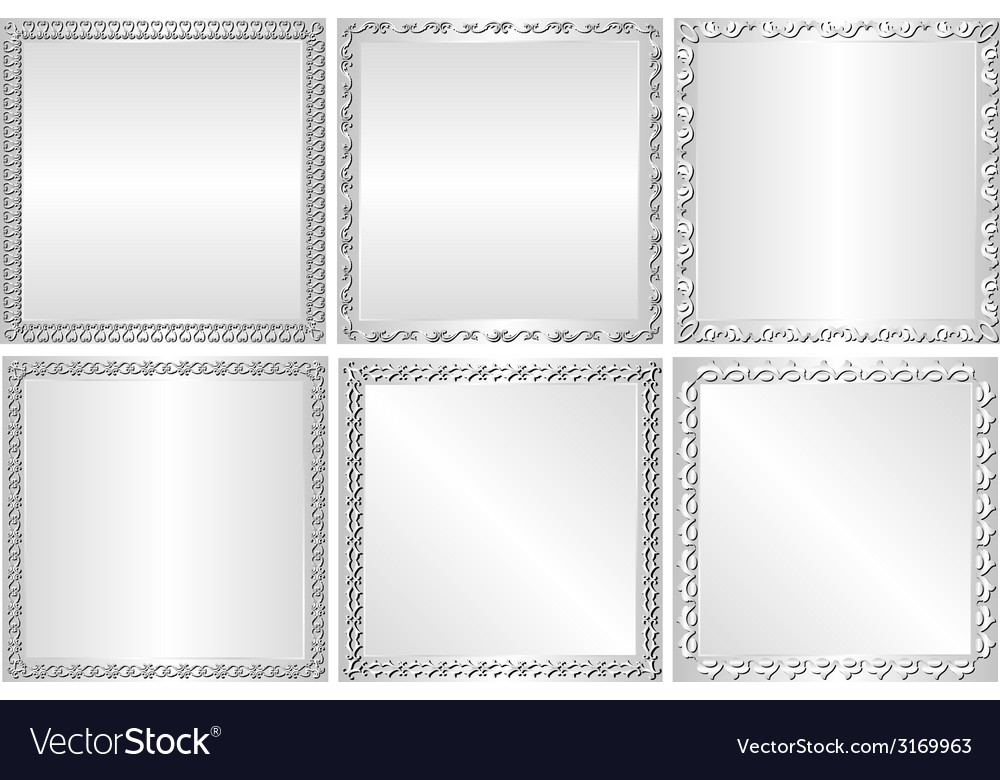 Silver background Royalty Free Vector Image - VectorStock