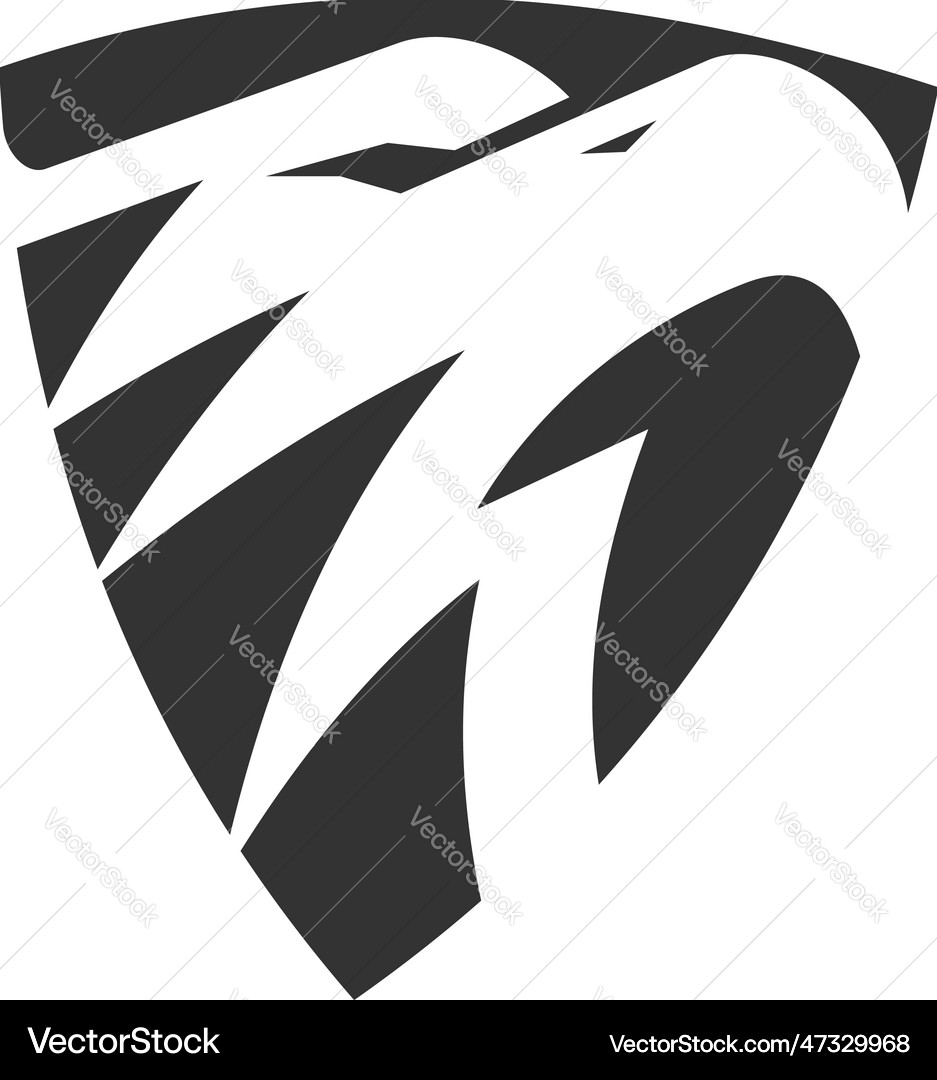 Eagle logo template icon brand identity isolated Vector Image