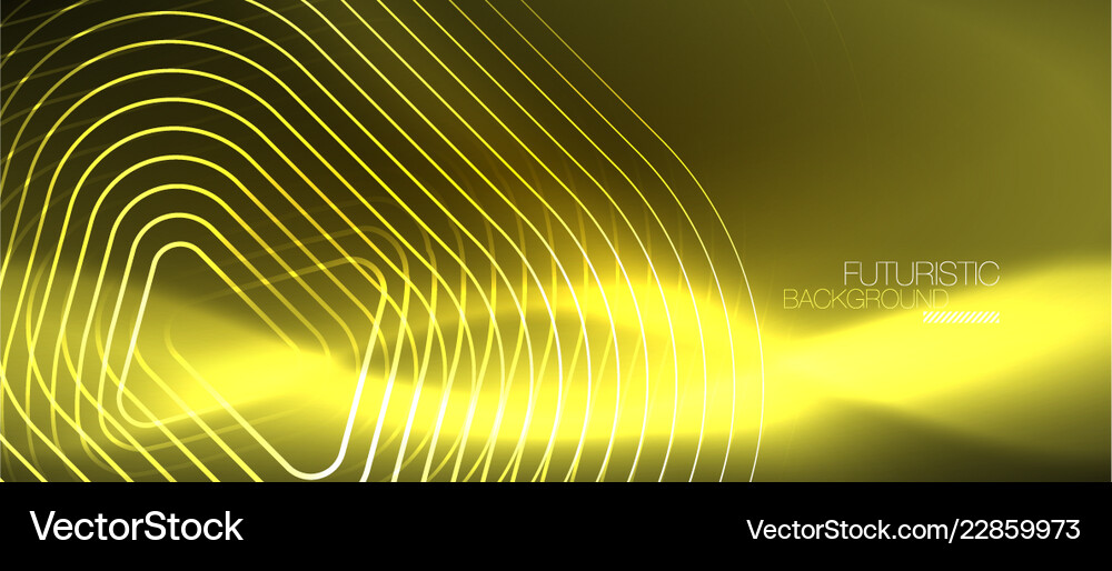 Color shiny neon lights background with abstract Vector Image