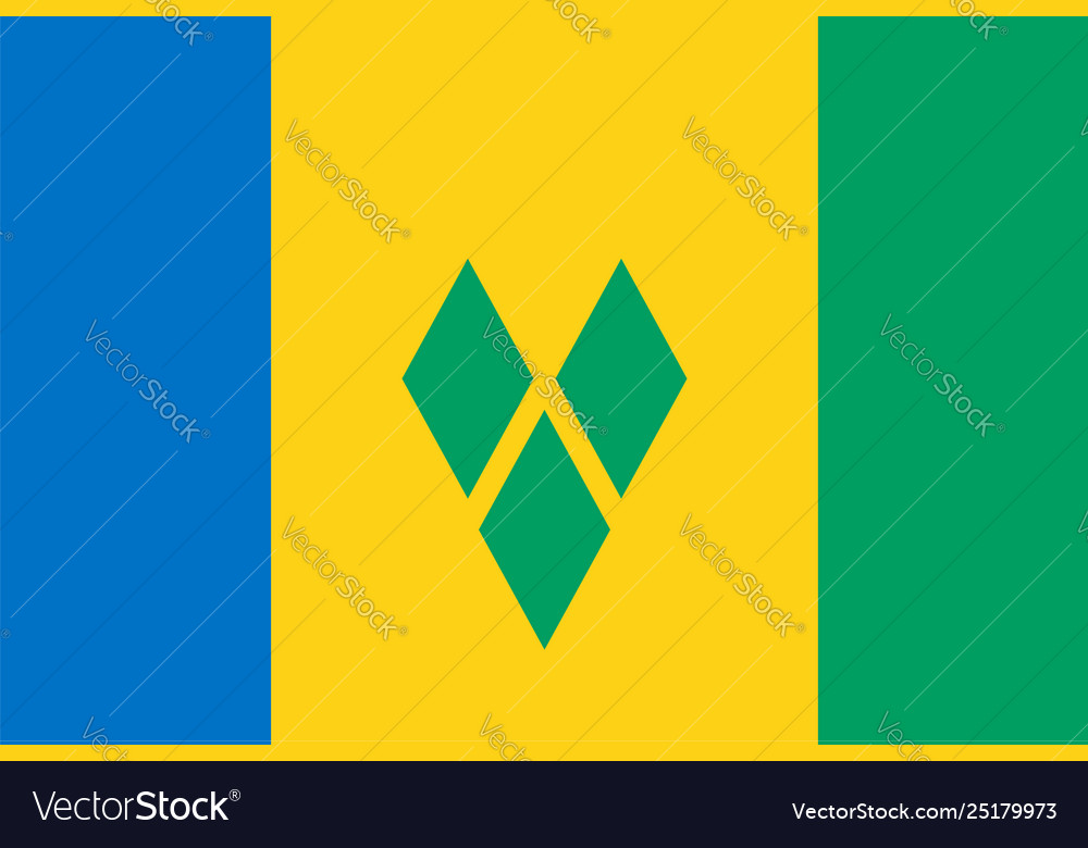 Flag rectangular shape Royalty Free Vector Image