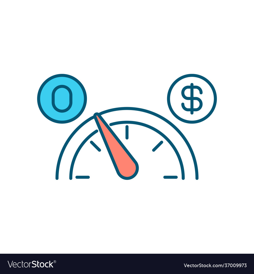 Means test rgb color icon Royalty Free Vector Image Means test rgb color icon Royalty Free Vector Image