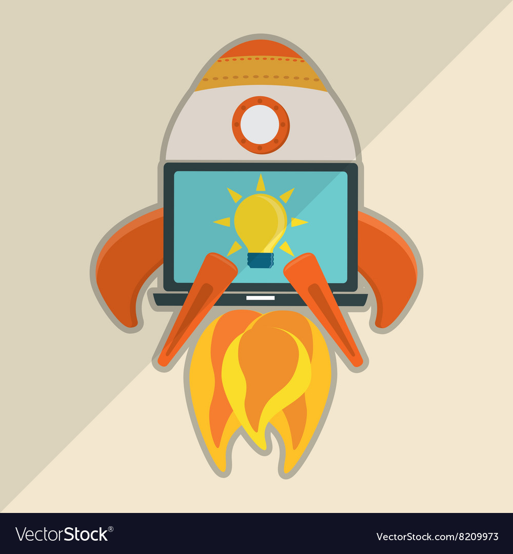 Rocket icon design Royalty Free Vector Image - VectorStock