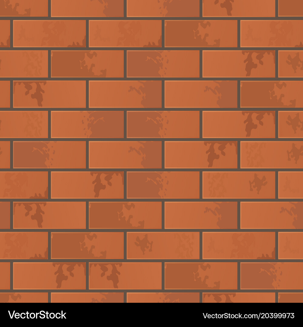 Wall of red brick Royalty Free Vector Image - VectorStock